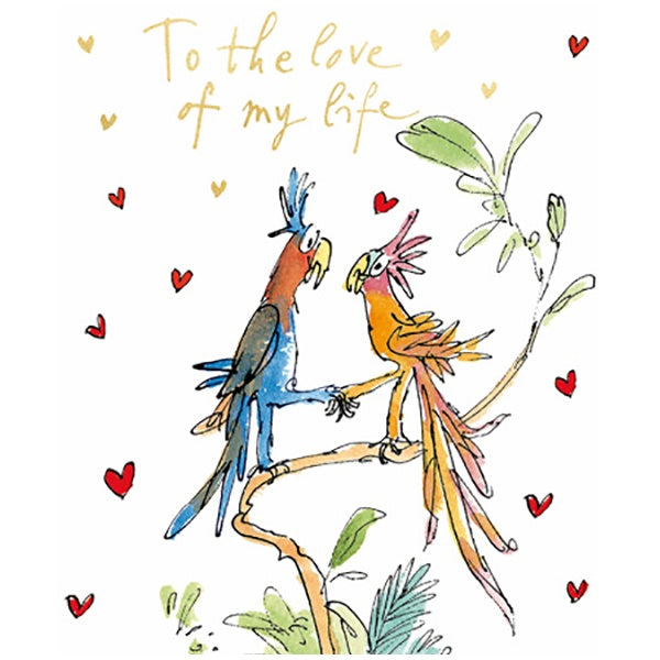 To The Love of My Life Quentin Blake Card - Paper Tiger