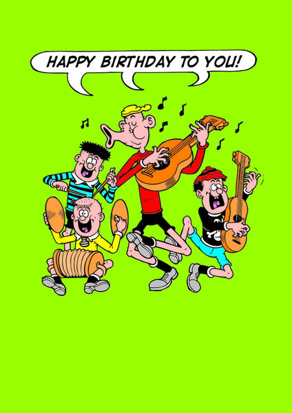 Happy Birthday To You Beano Card - Paper Tiger
