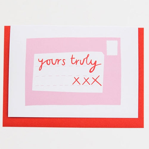 Yours Truly Card - Paper Tiger