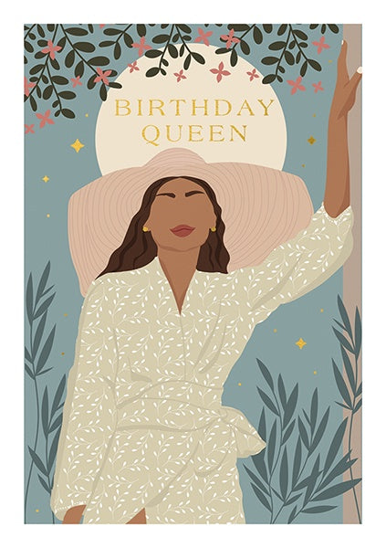 Birthday Queen Card - Paper Tiger