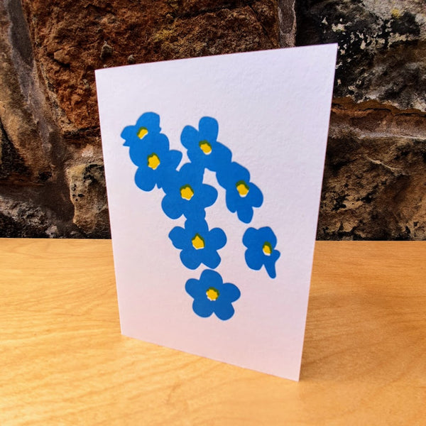 Forget Me Not Print Card - Paper Tiger