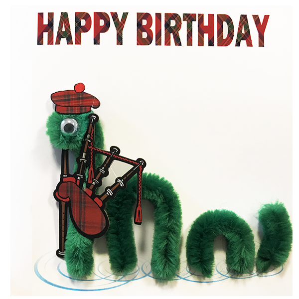 Loch Ness Birthday Card - Paper Tiger