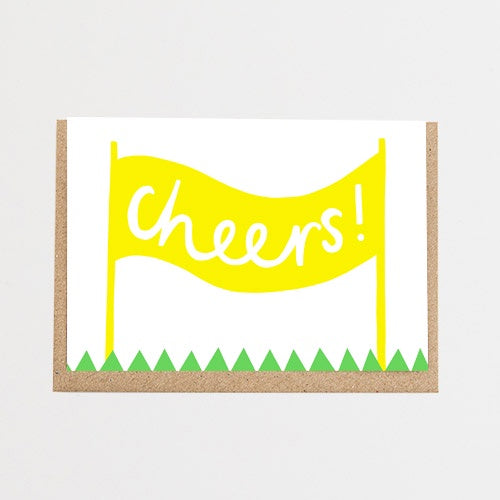 Cheers! Banner Card - Paper Tiger