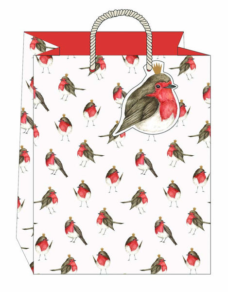 Robins XL Gift Bag - Paper Tiger
