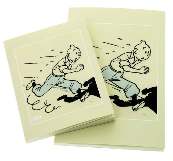 Tintin Art of Herge A6 Notebook - Paper Tiger