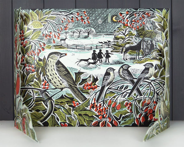 Holly Hedge Advent Calendar by Angela Harding - Paper Tiger