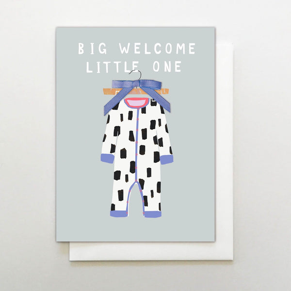 Big Welcome Little One Card - Paper Tiger
