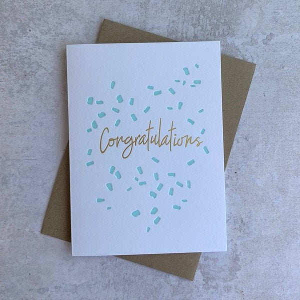 Congratulations Confetti Card - Paper Tiger