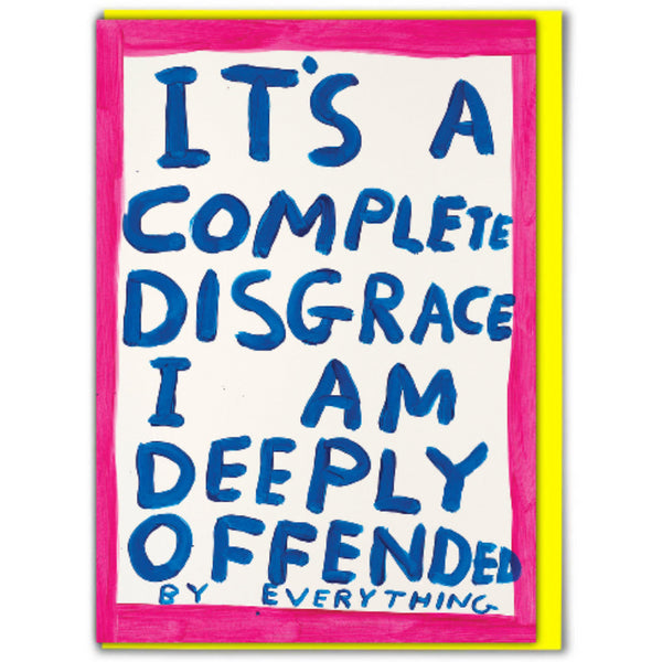 Complete Disgrace Card - Paper Tiger