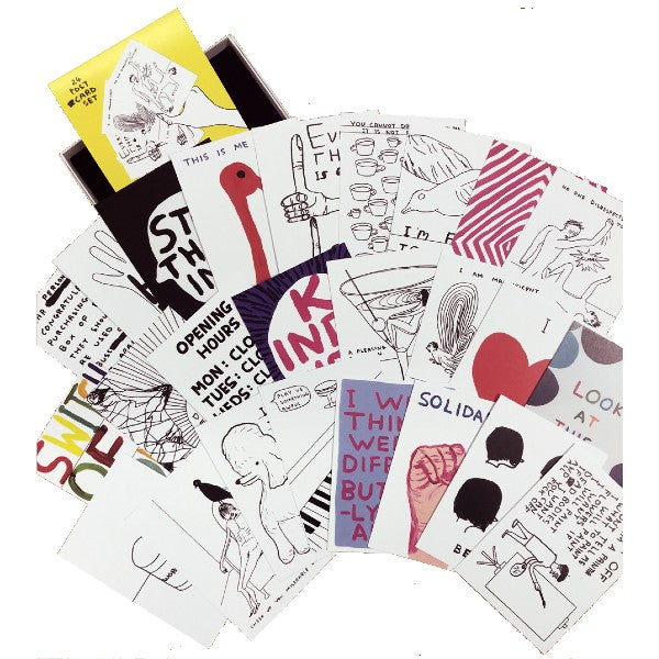 David Shrigley 24 Postcard Set | Paper Tiger