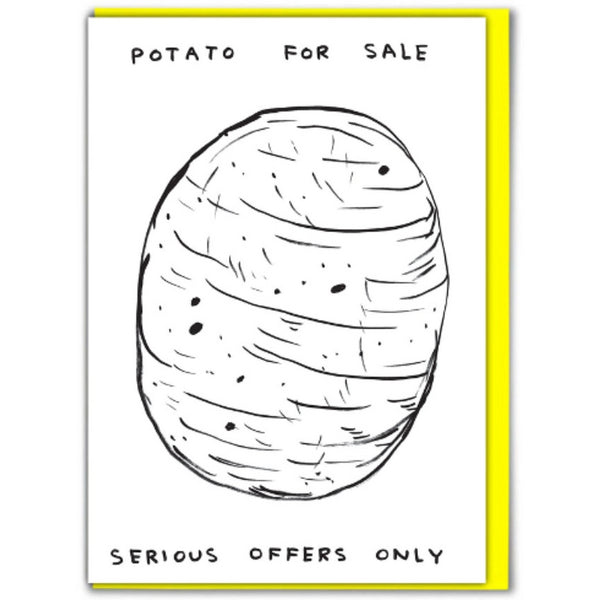 Potato For Sale Card - Paper Tiger