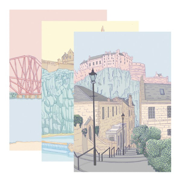 Edinburgh Set of 3 Notebooks - Paper Tiger