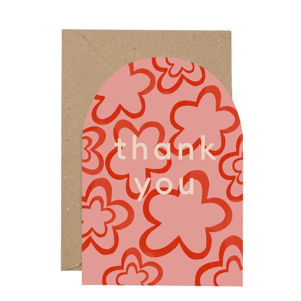 Thank You Curved Card - Paper Tiger