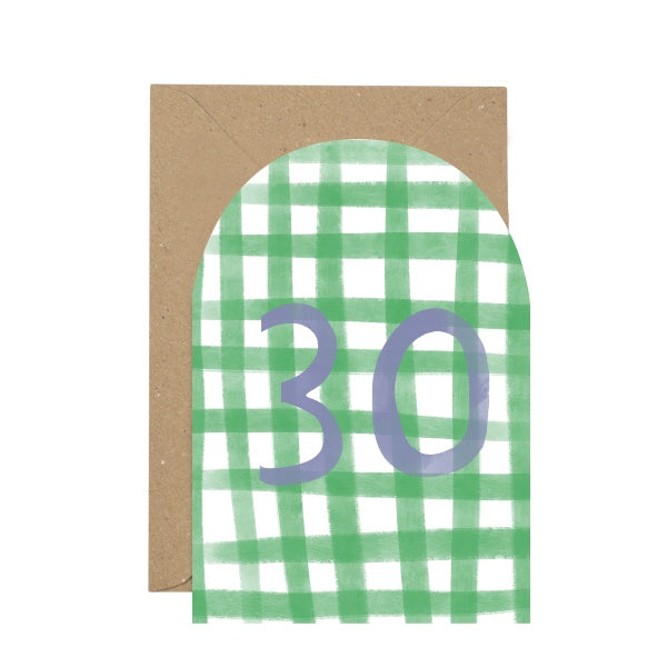 30 Curved Card - Paper Tiger