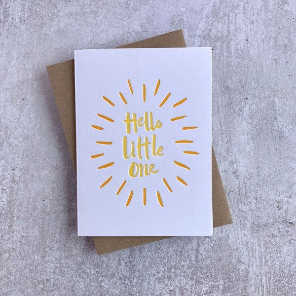 Hello Little One Card - Paper Tiger