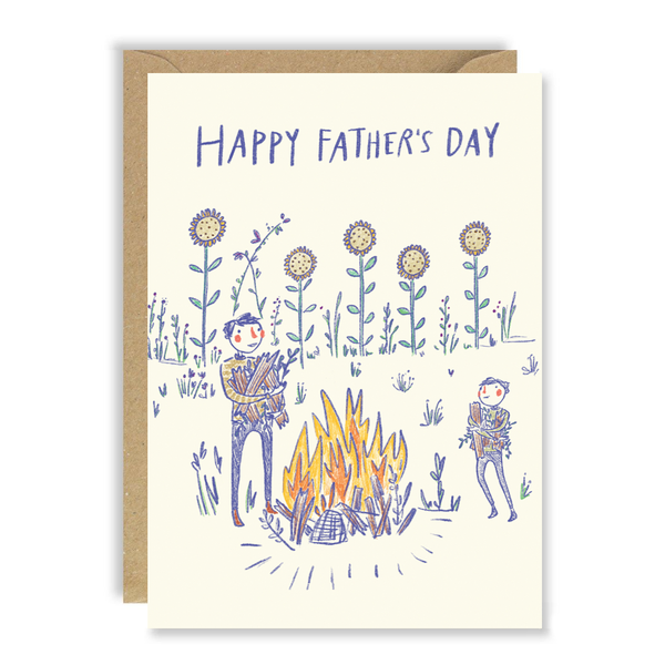 Bonfire Happy Father’s Day Card - Paper Tiger