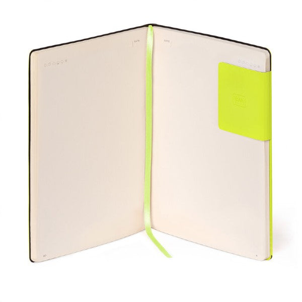Large Plain Lime Green Notebook - Paper Tiger