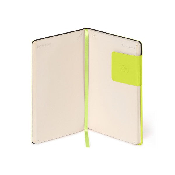 Medium Plain Lime Green Notebook - Paper Tiger