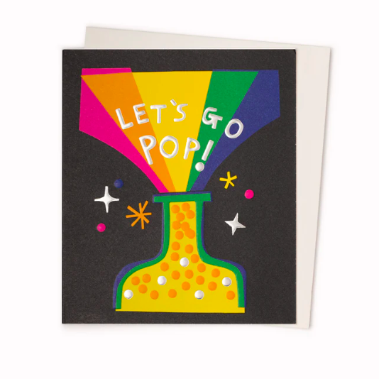 Let's Go Pop Card - Paper Tiger