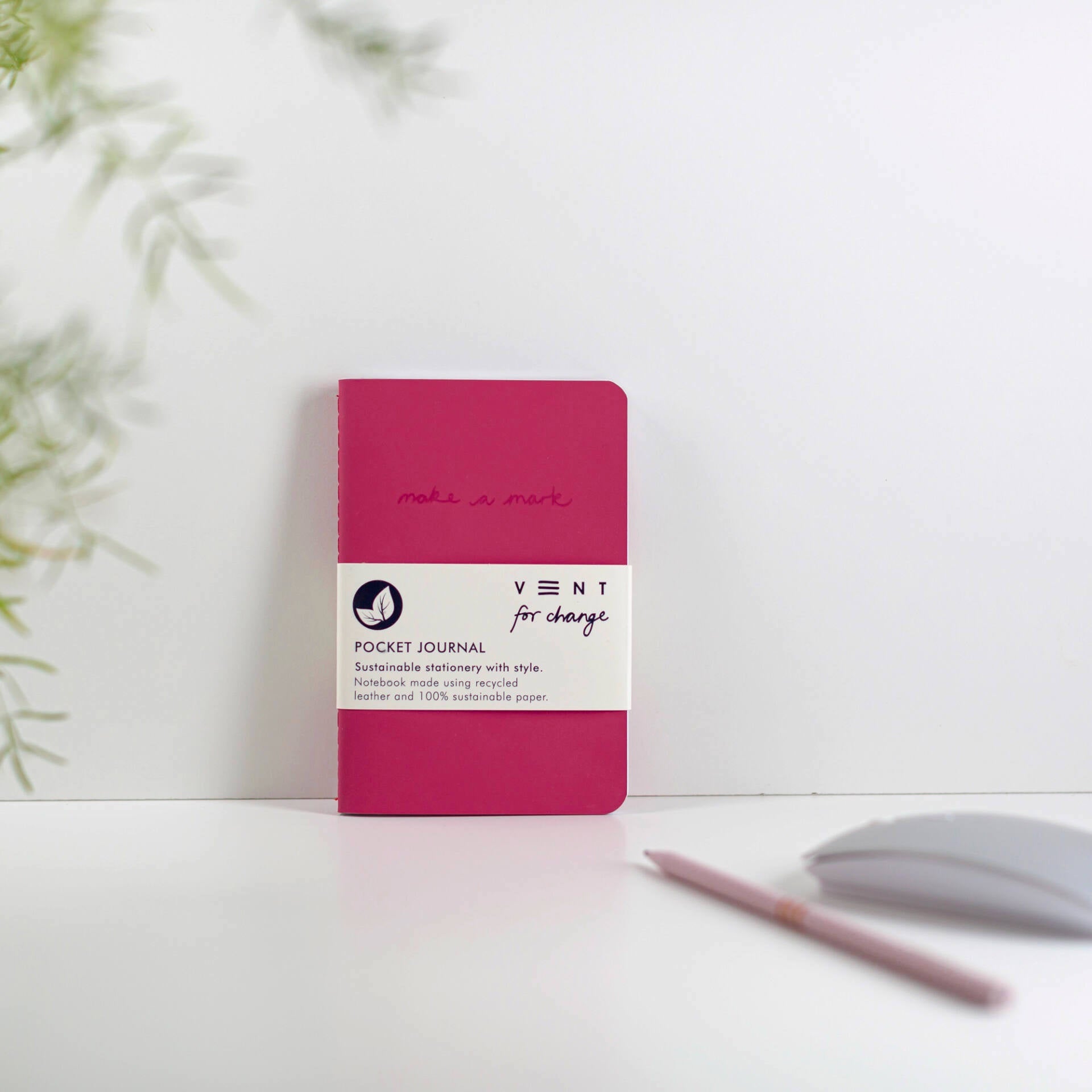 Make A Mark Pocket Notebook Rich Pink - Paper Tiger