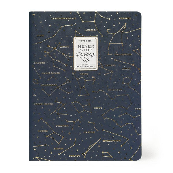 Never Stop Looking Up Large Lined Notebook - Paper Tiger