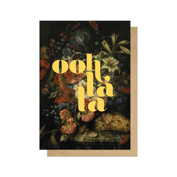 Ooh La La Flower Card - Paper Tiger