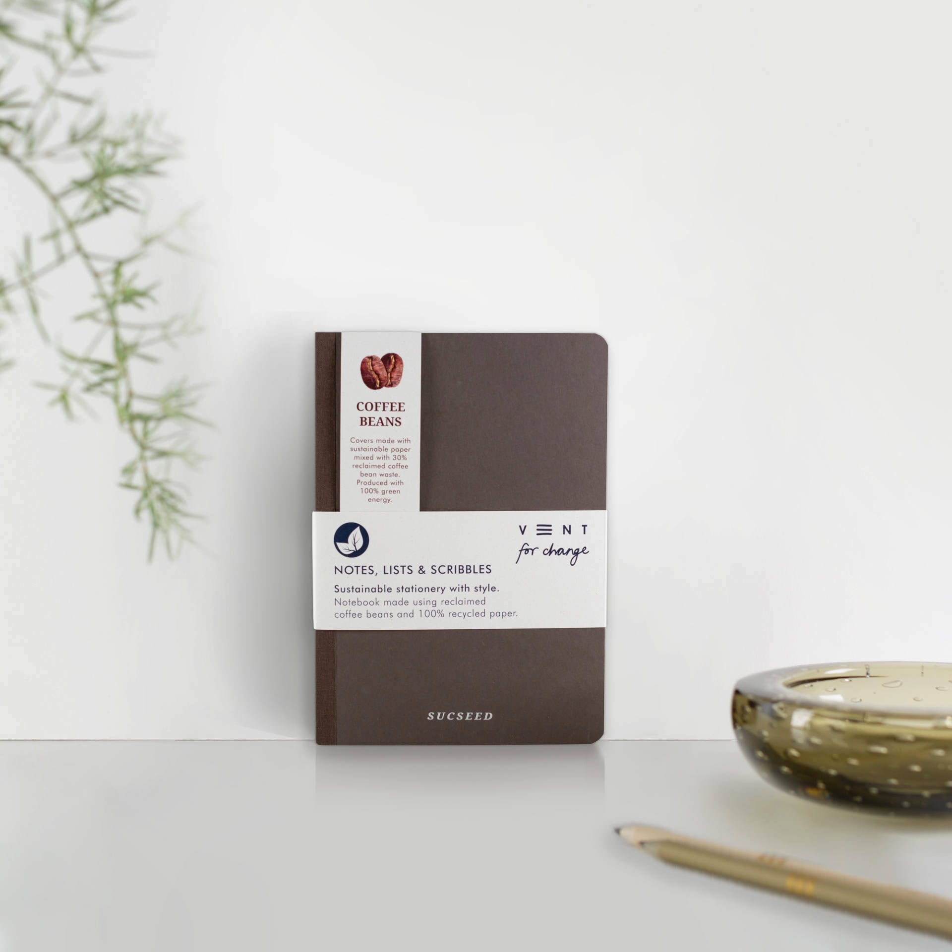 Sucseed Coffee Bean A6 Notebook - Paper Tiger
