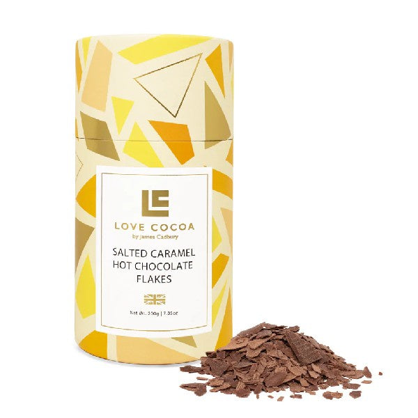 Salted Caramel Hot Chocolate Flakes 200g - Paper Tiger