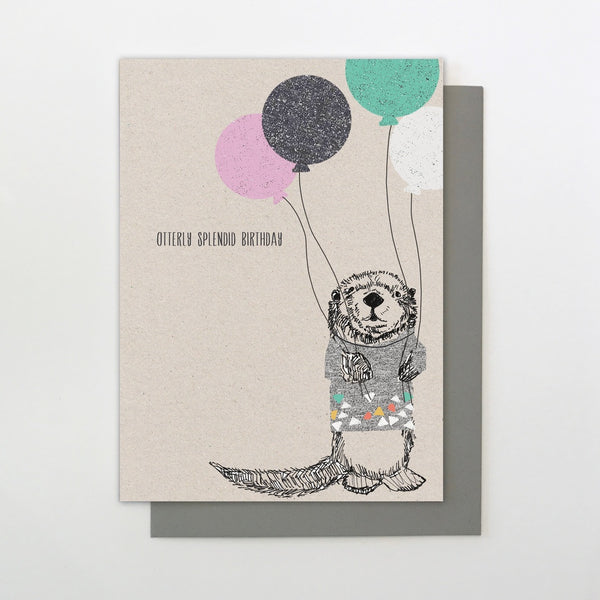 Otterly Splendid Birthday Birthday Card - Paper Tiger