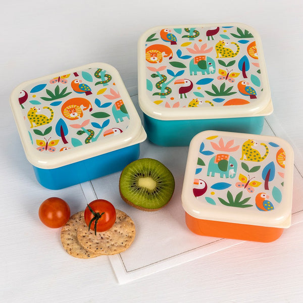 Wild Wonders Animal Set of 3 Snack Boxes - Paper Tiger