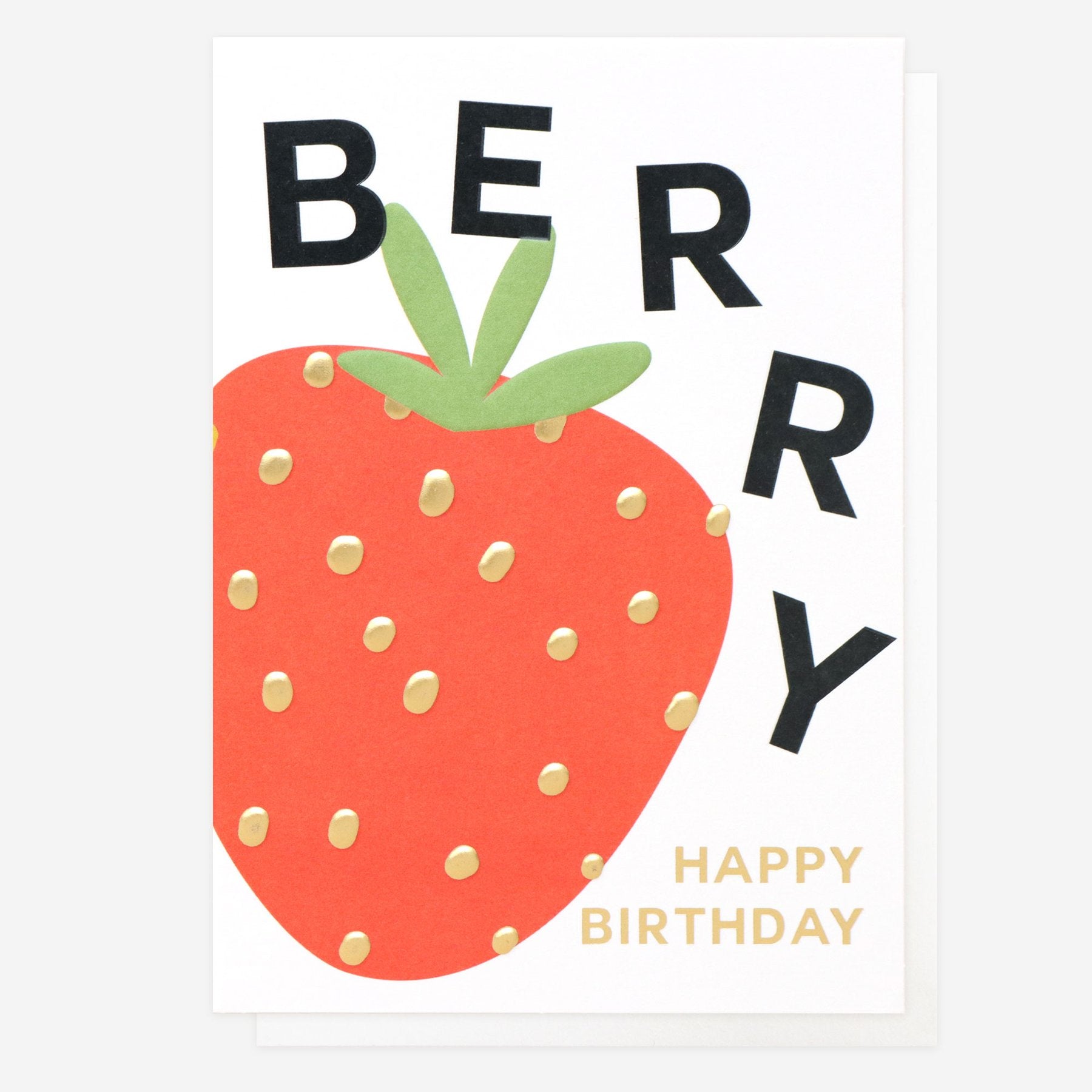 Berry Happy Birthday Strawberry Card - Paper Tiger