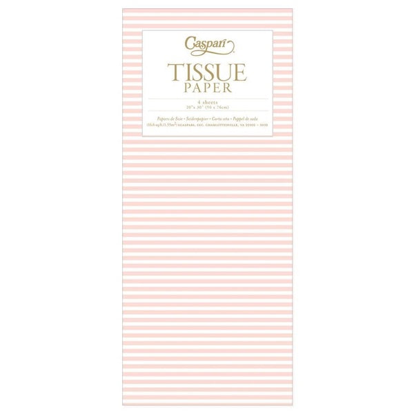 Blush Stripe Tissue Paper - Paper Tiger