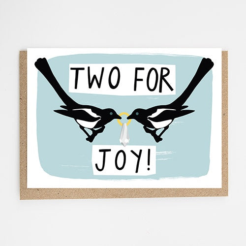 Two For Joy Twins Card - Paper Tiger