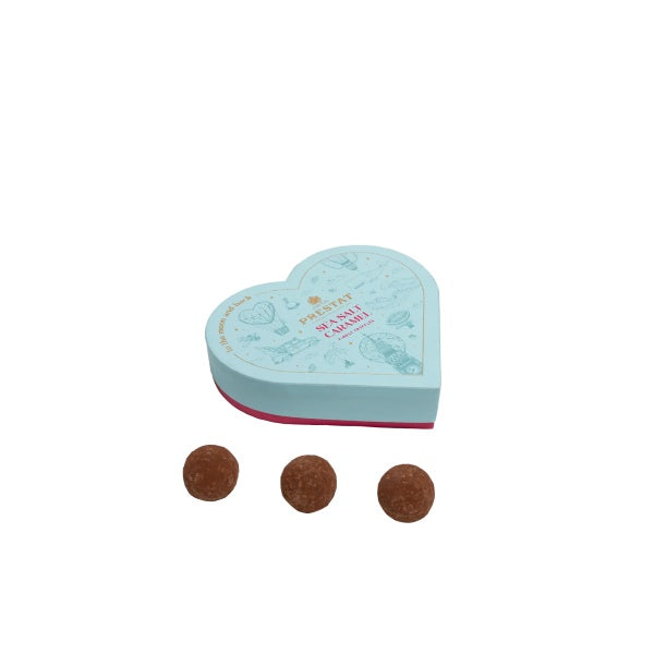 Sea Salt Caramel Truffle Heart Gift Box | Paper Tiger