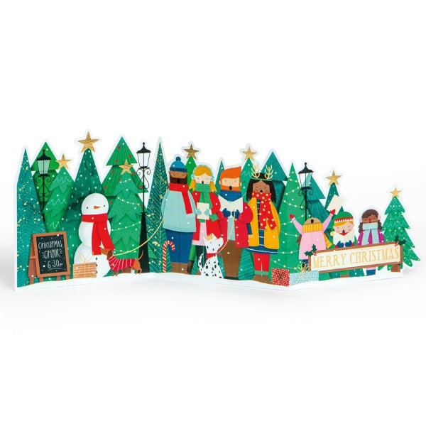 Parade Christmas Choir Card - Paper Tiger