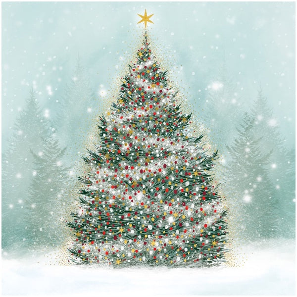 Magical Snowy Tree Card Box - Paper Tiger