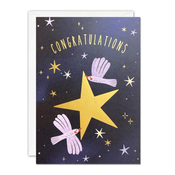 Congratulations Star Card - Paper Tiger