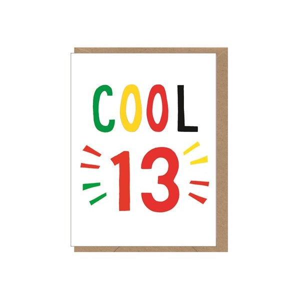 Cool 13 Card - Paper Tiger
