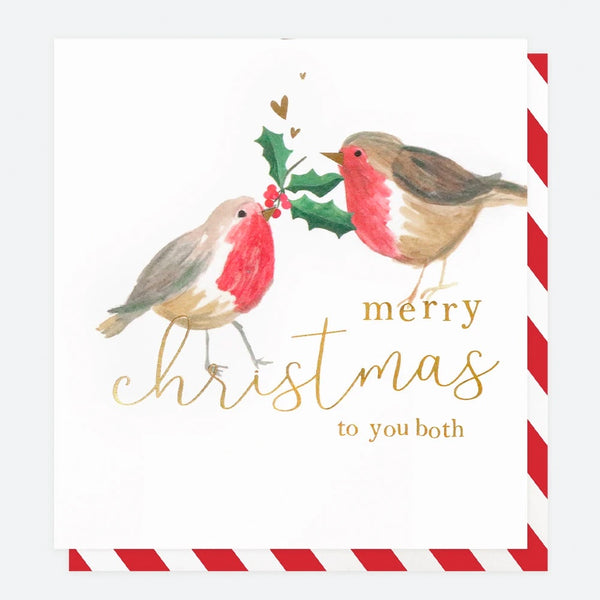 To You Both Robins Christmas Card - Paper Tiger