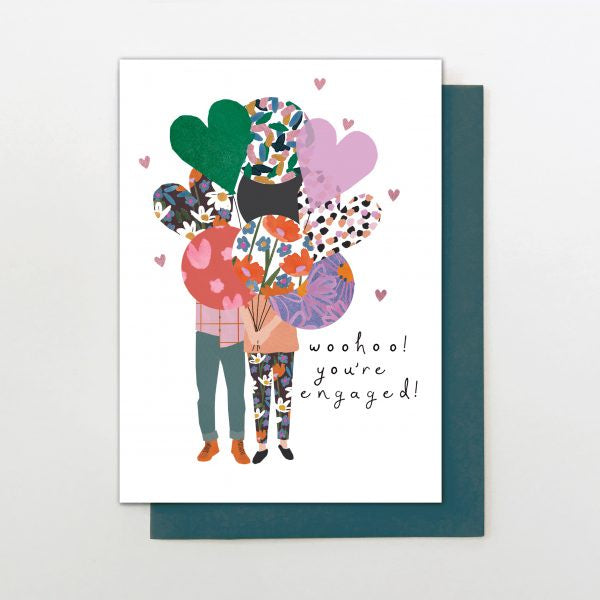 Woohoo! Balloons Engagement Card | Paper Tiger