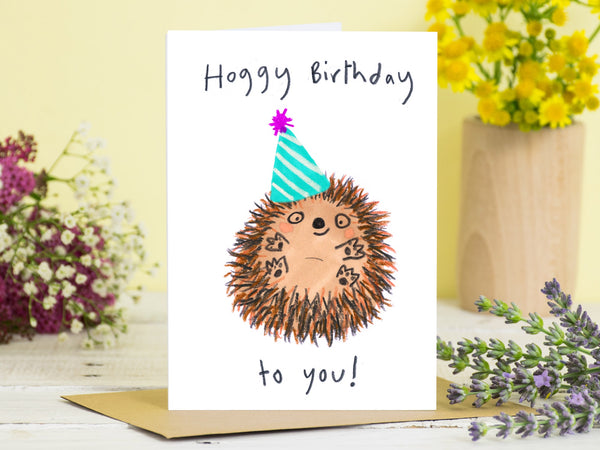 Hoggy Birthday To You Card - Paper Tiger
