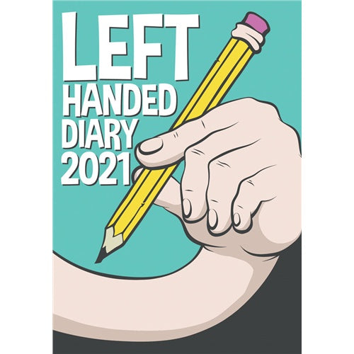 Left Handed A5 Diary 2021 - Paper Tiger