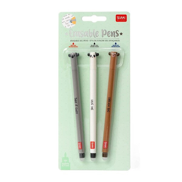 Cutie Friends Erasable Pens Set of Three - Paper Tiger