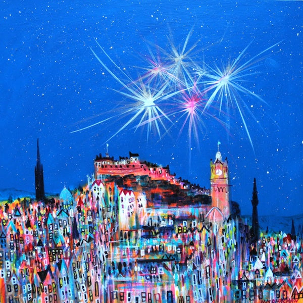 Edinburgh Illuminations Christmas Card Pack - Paper Tiger