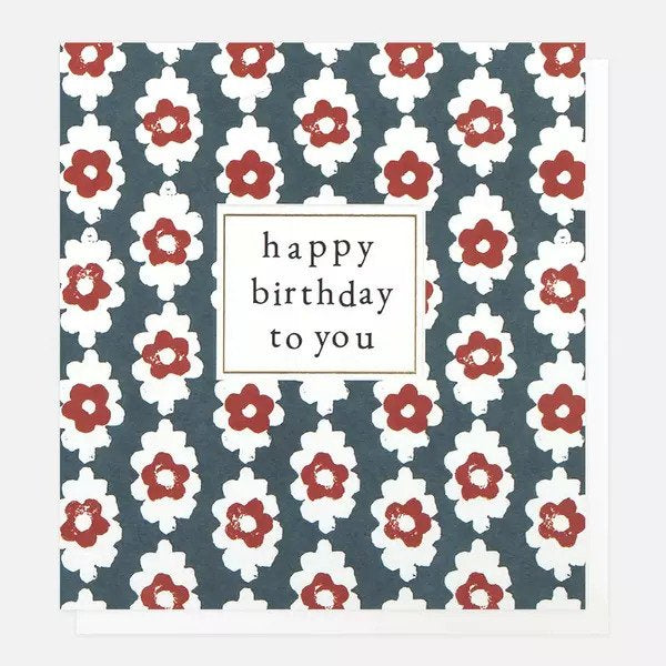 Happy Birthday To You Floral Card - Paper Tiger