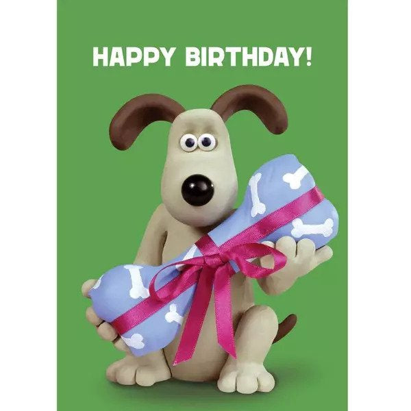 Gromit Happy Birthday Card - Paper Tiger