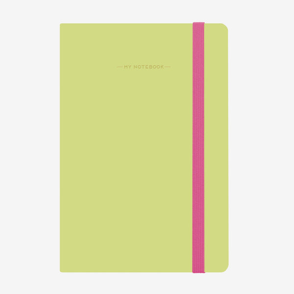 Medium Lime Green Lined Notebook - Paper Tiger