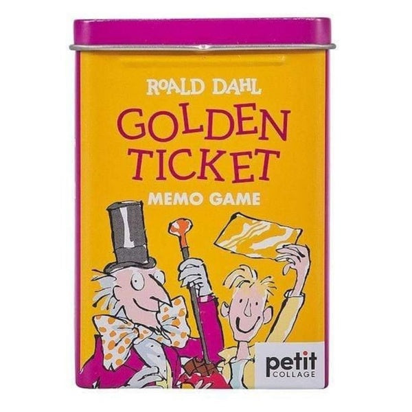 Roald Dahl Golden Ticket Memo Game - Paper Tiger