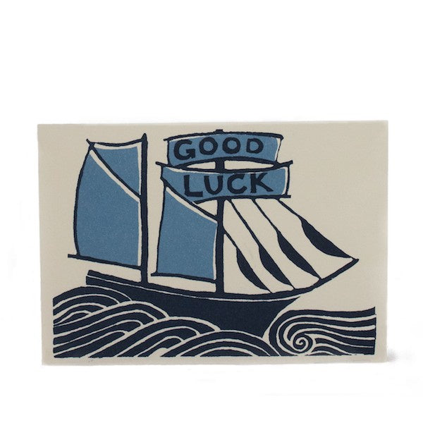 Good Luck Ship Card - Paper Tiger
