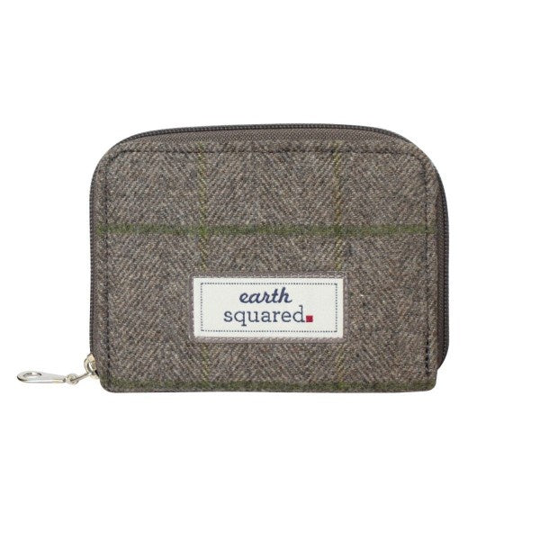 Grey Heritage Tweed Wallet - Paper Tiger